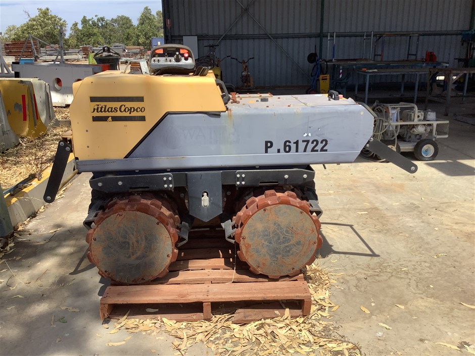 2013 Atlas Copco LP8504 Padfoot Trench Compactor Roller Auction (0202 ...