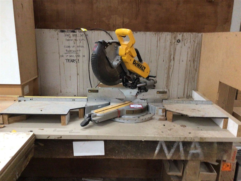 DeWalt Sliding/Tilting Drop Saw Auction (0094-7037024) | Grays Australia