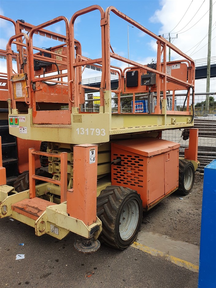 26FT ROUGH TERRAIN SCISSOR LIFT Auction (0012-3021322) | Grays Australia
