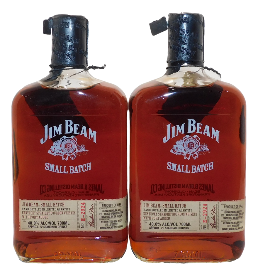 Jim Beam Small Batch Port & Kentucky Bourbon Whiskey NV (2x 700mL ...
