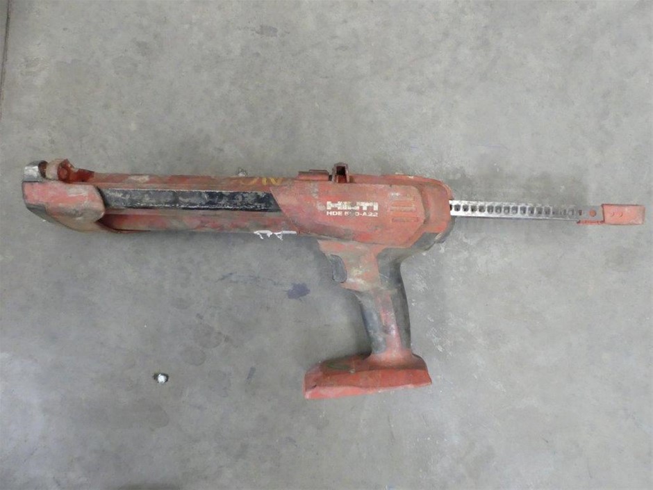 Hilti HDE 500-A22 Cordless Adhesive Dispenser Auction (0044-3021369 ...