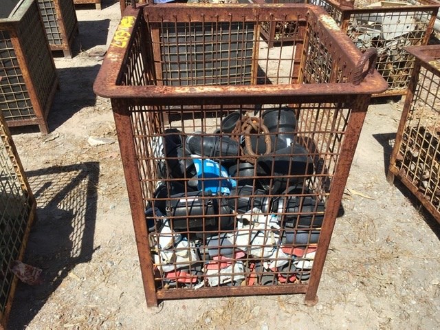 Steel Crate Containing Assorted Poly Pipe Couplings Auction (0607 ...