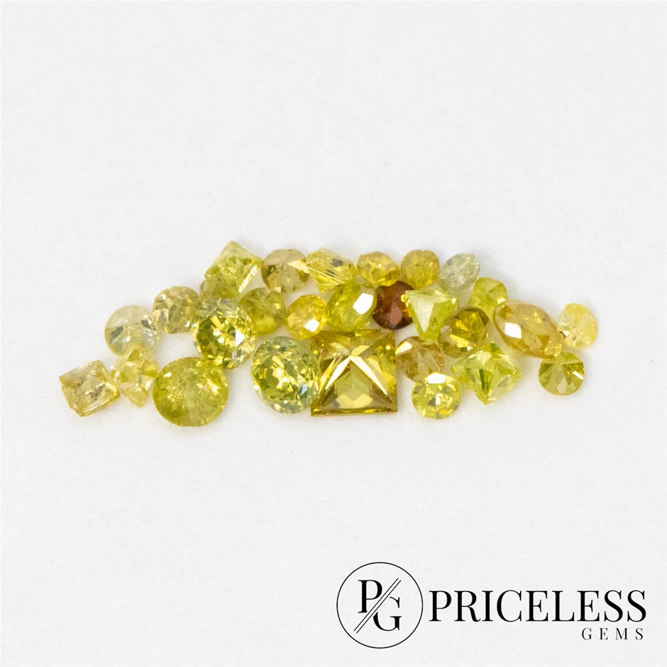 15 Point Sensational Yellow Diamond Parcel Auction (0005-2542275 ...