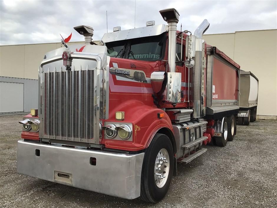 2011 Kenworth T909 Eaton Fuller Automatic 6 x 4 Tipper Truck Auction ...