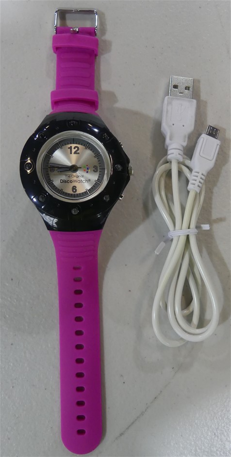 Disco Watch - HOT PINK Auction (0004-2545612) | Grays Australia