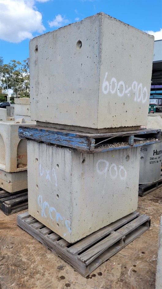 6x9 precast stormwater pit risers x2 Auction (0101-5048354) | Grays ...
