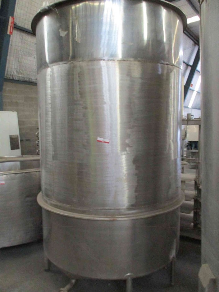 Large Stainless Steel Storage Tank Auction (0002-3021592) | Grays Australia