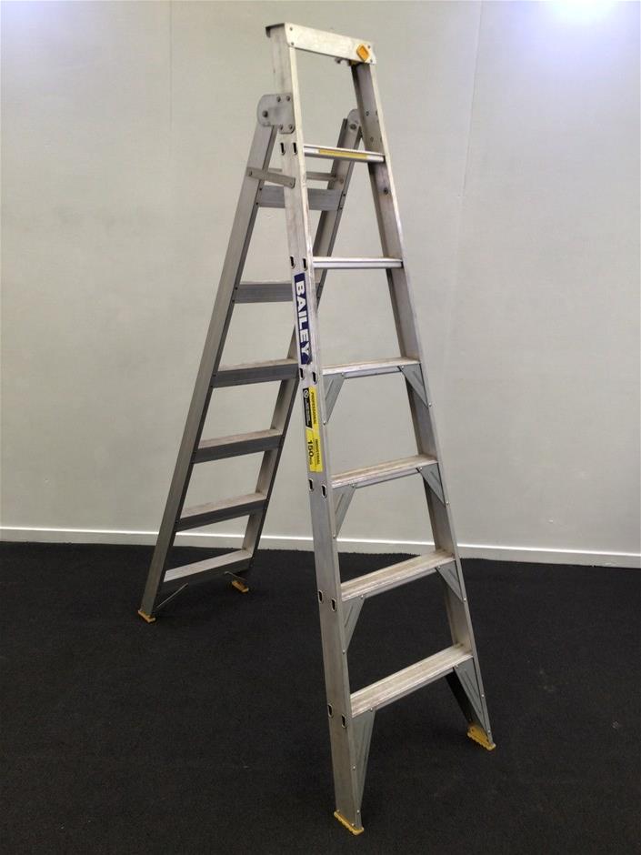 Bailey Industrial 6 Rung Step Ladder Auction (0017-7038891) | Grays ...