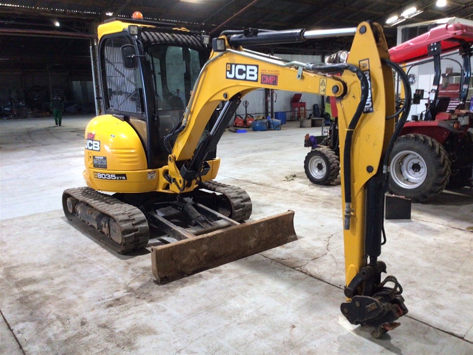 JCB 8035ZTS Mini Excavator Auction (0019-3022553) | Grays Australia