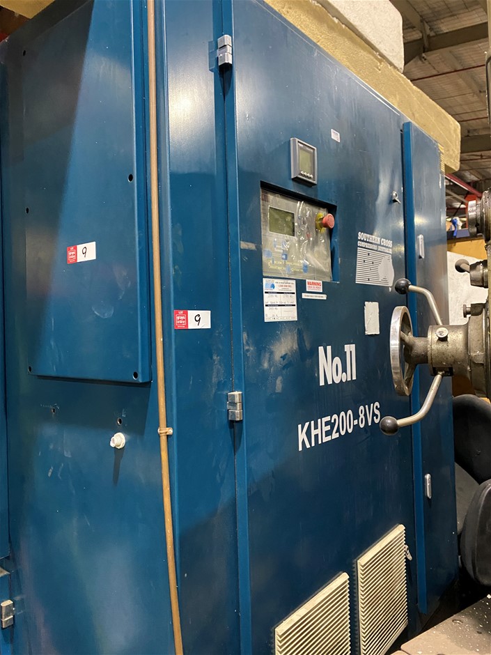 2013, Southern Cross Compressors, KHE200-8VS, Direct Drive Screw ...