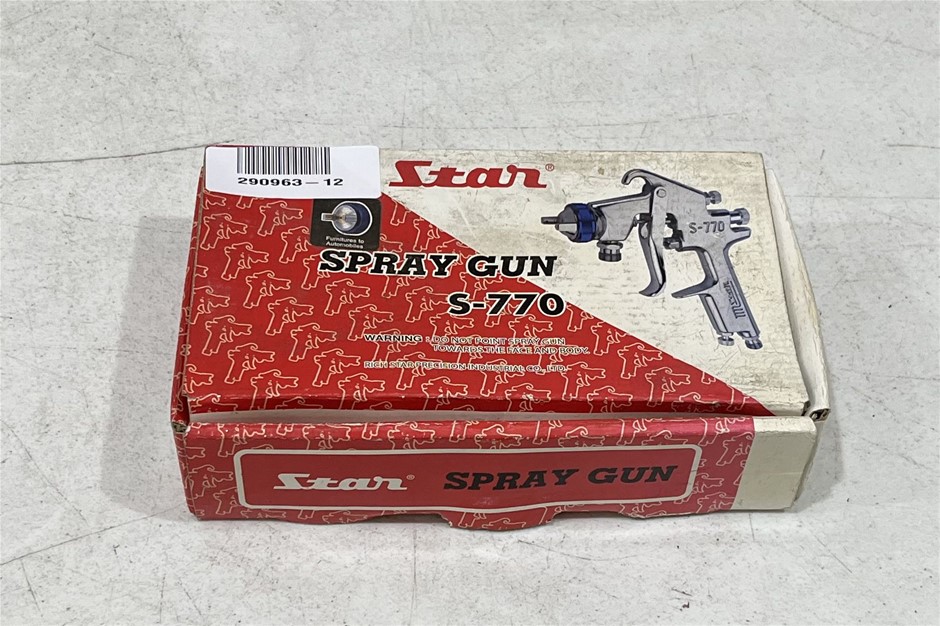 Star S770-41S 1L Suction Spray Gun with 2.5mm Nozzle Auction (0116 ...