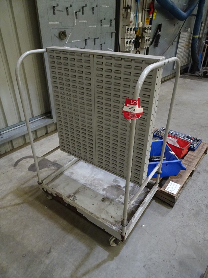 Double Sided Parts Bin Rack Auction (0078-8015138) | Grays Australia