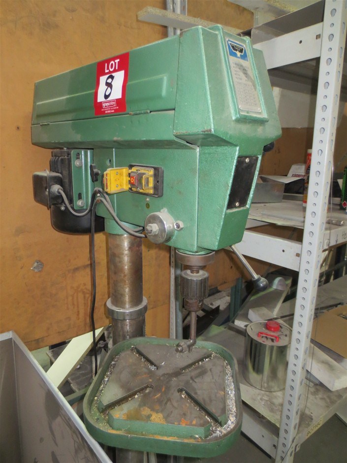 Sher power tools 12 speed drill press, Model APD612 Auction (0008 ...