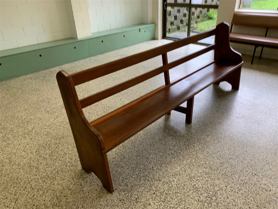Timber Church Pew, Approximately 2m Long Auction (0001-7038684) | Grays ...