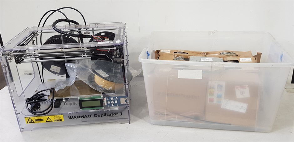 Wanhao Duplicator 4 Desktop 3D Printer Auction (0008-5048936) | Grays ...