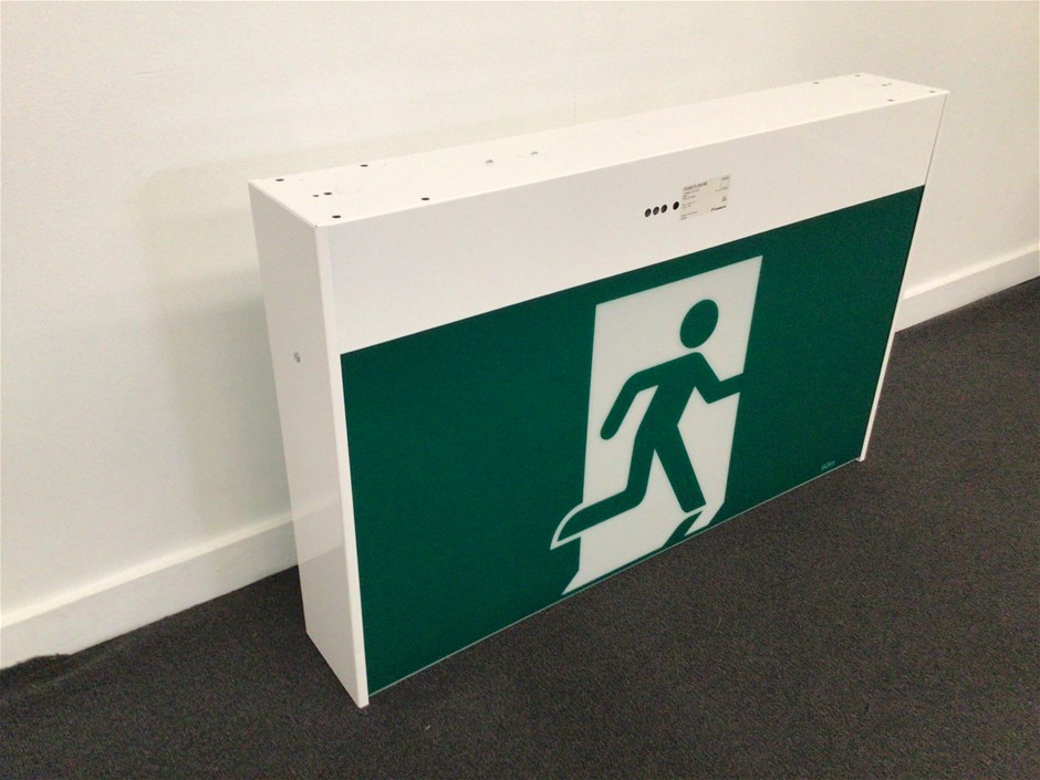 Famco LED Jumbo Emergency Exit Sign Auction (0004-7039185) | Grays ...