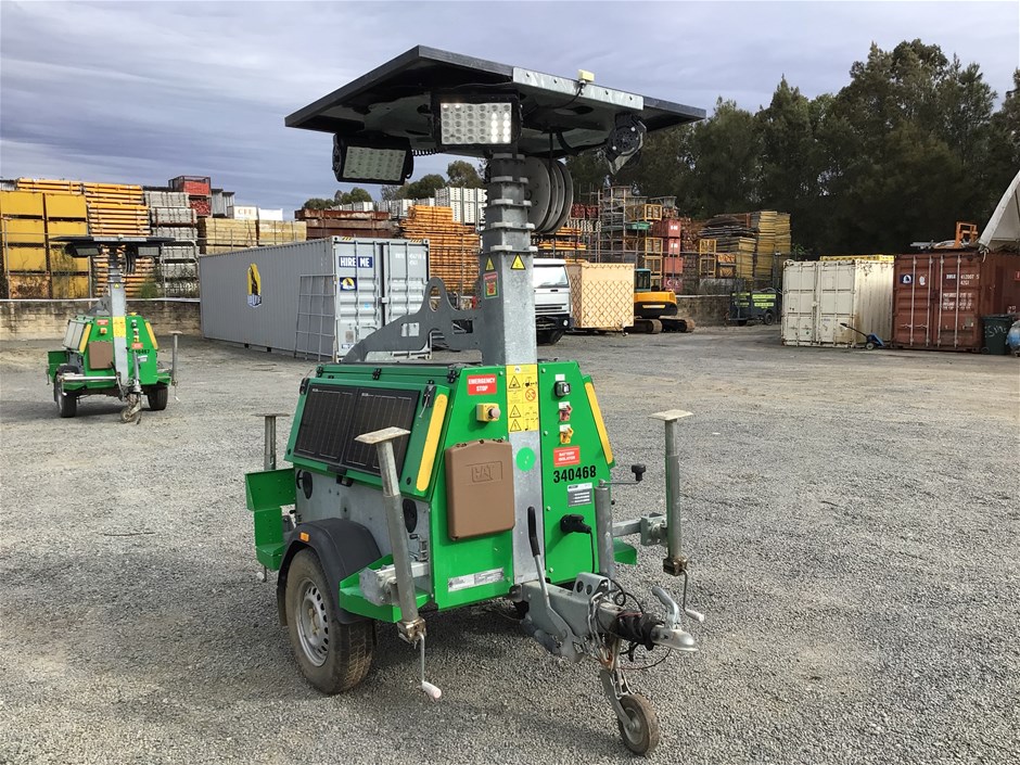 2017 Verdegro LED Telescopic Lighting Tower Trailer Auction (0001 ...