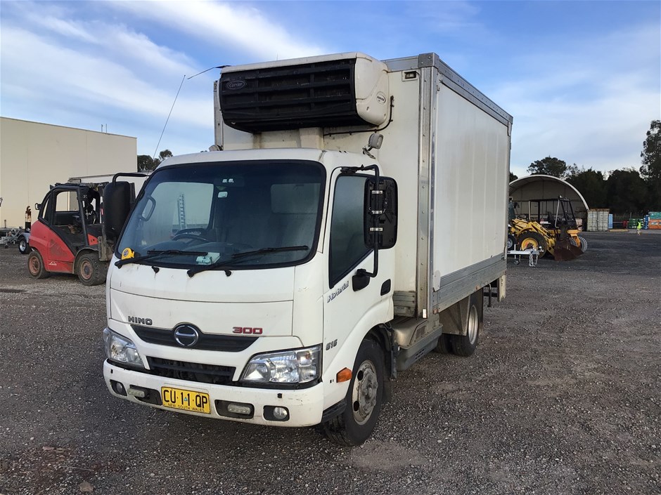 2013 Hino 300 Ser 2 Hybrid 4 x 2 Refrigerated Body Truck Auction (0001-5050138) | Grays Australia