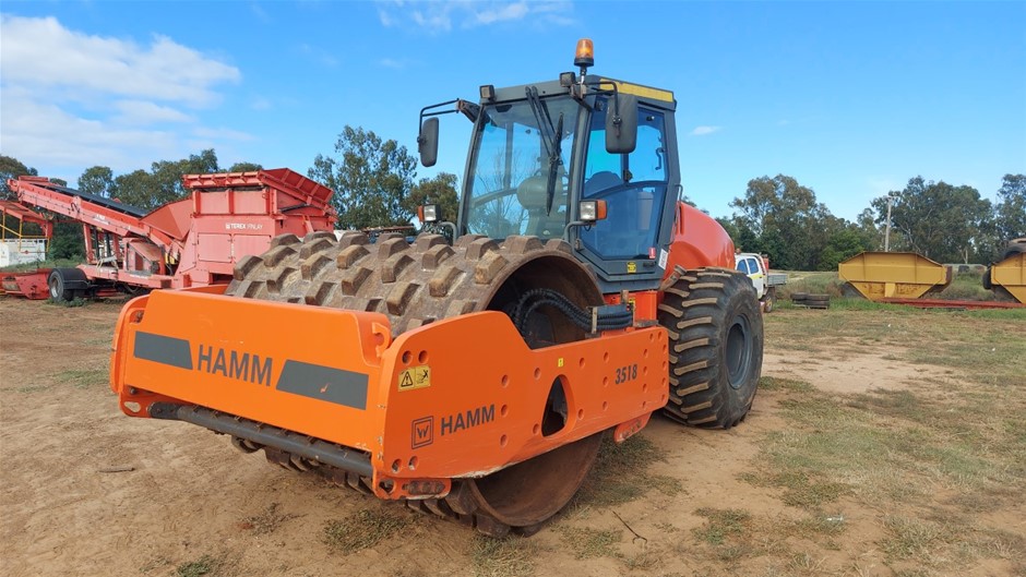 Hamm 3518P Pad Foot Roller Auction (0004-5048977) | Grays Australia