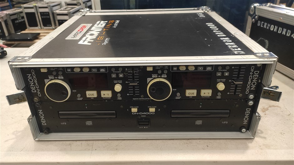 Denon DN-D4000 Dual CD Player in Case Auction (0037-9032263) | Grays ...