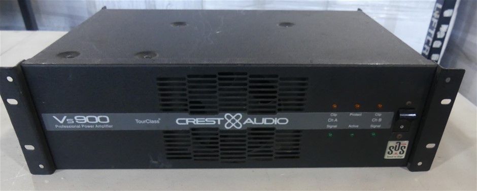 Crest Audio VS900 Power Amplifier Auction (0114-5049537) | Grays Australia