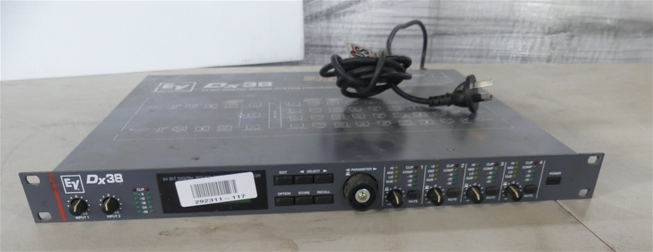 EV DX38 Digital System Processor Auction (0117-5049537) | Grays Australia
