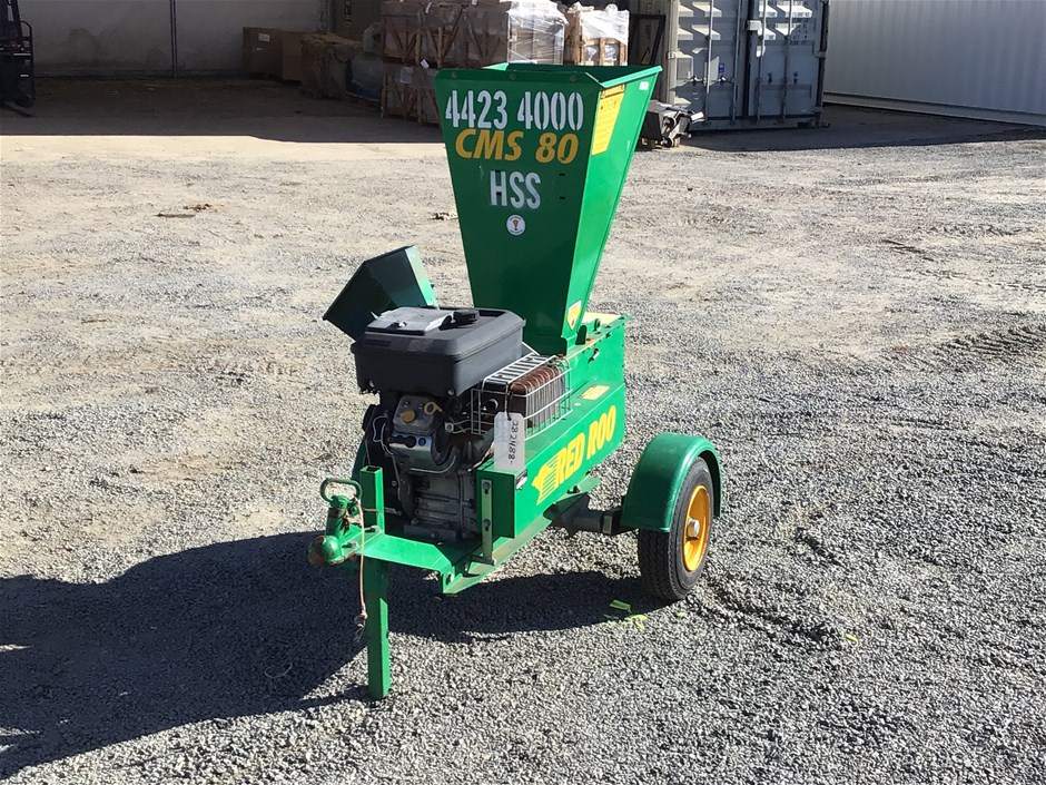 Red Roo Chipper Petrol Towable. Auction (0023-5049596) | Grays Australia