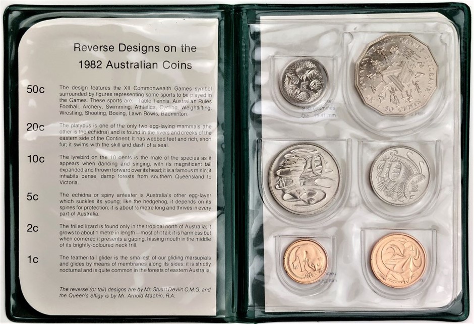 1982 Mint Set Auction (0038-2544750) | Grays Australia