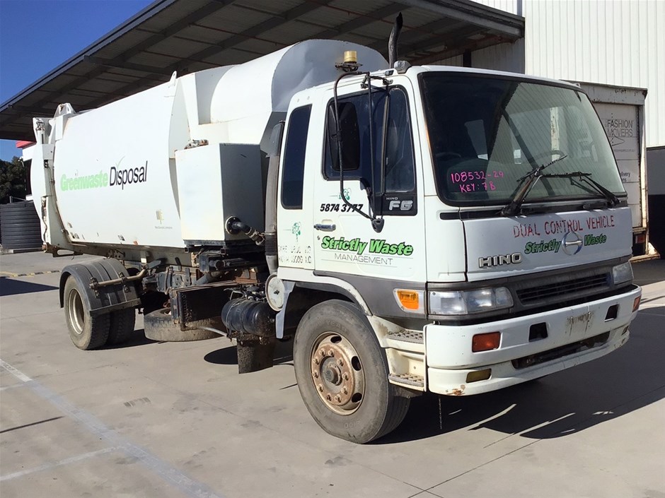 2001 Hino FG1J (4 x 2) Garbage Truck Auction (0001-3022547) | Grays ...