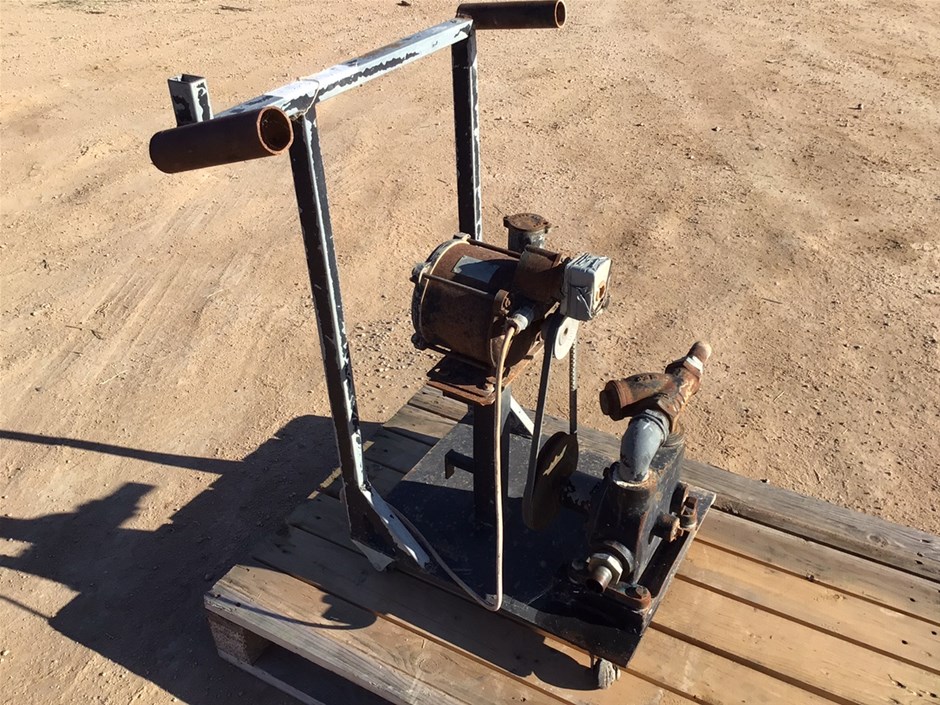 WEP 1.5 Inch Water Pump with Emmco C46FP Induction Motor Auction (0072 ...