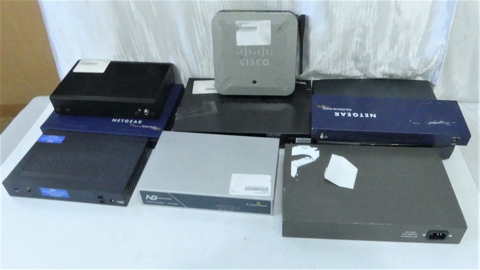 Box of Assorted Switches/ Router/ Controller Auction (0104-2545541 ...