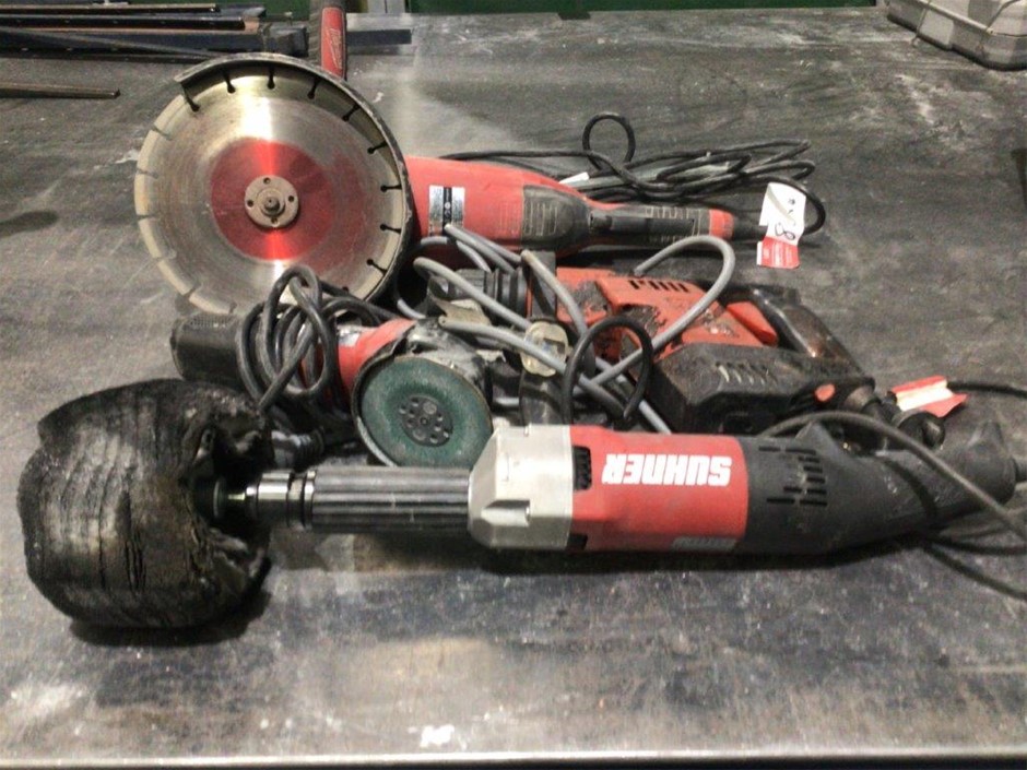 4 x Assorted Handheld Power Tools Auction (0086-7040323) | Grays Australia