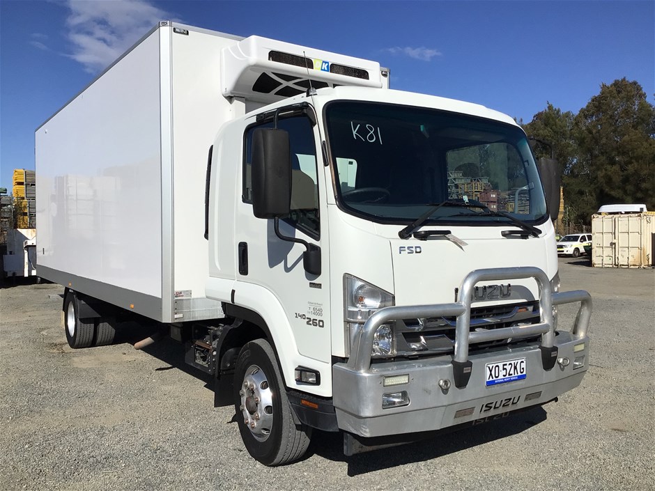 2016 Isuzu FSD AUTO 140/260 4 x 2 Refrigerated Body Truck Auction (0001 ...
