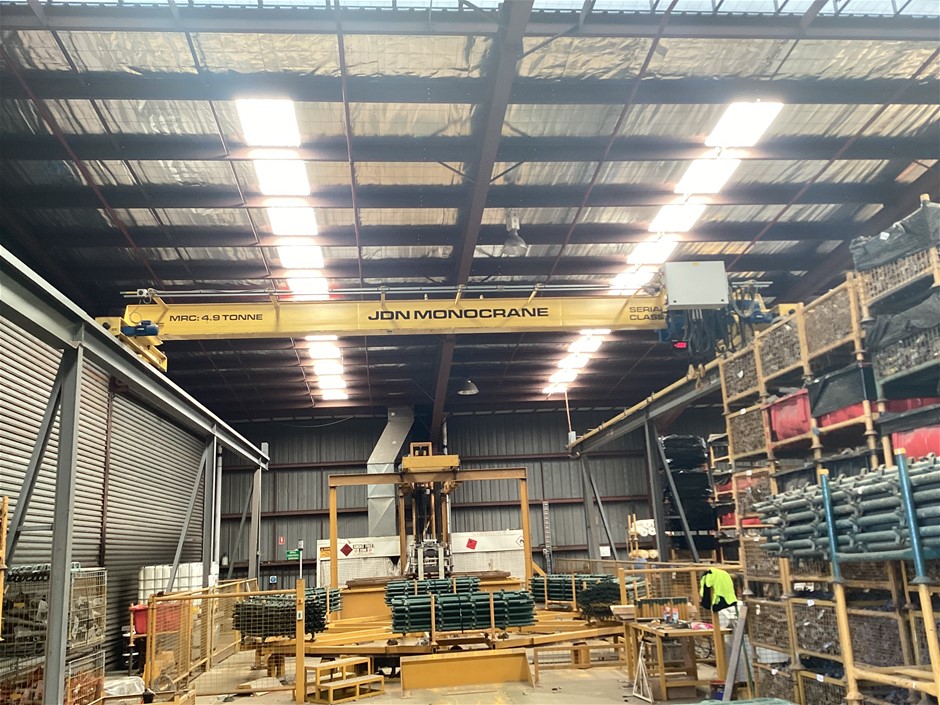 JDN Monocrane Overhead Crane Auction (0001-7040782) | Grays Australia