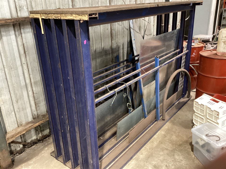 Sheet steel rack. Auction (0026-3023048) | Grays Australia