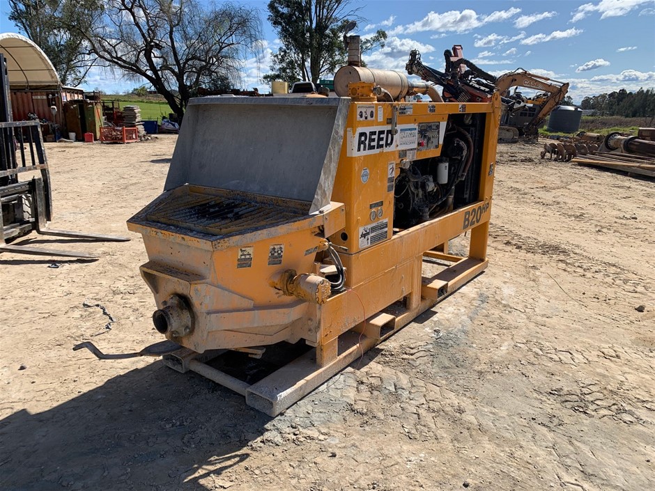 Reed Concrete Pump Auction (0007-5049955) | Grays Australia