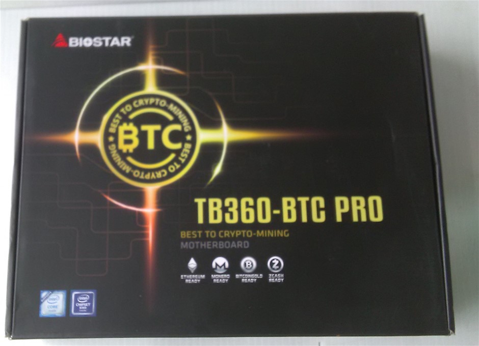 Biostar TB360-BTC PRO LGA1151 Intel B360 DDR4 12 GPU Mining Motherboard ...