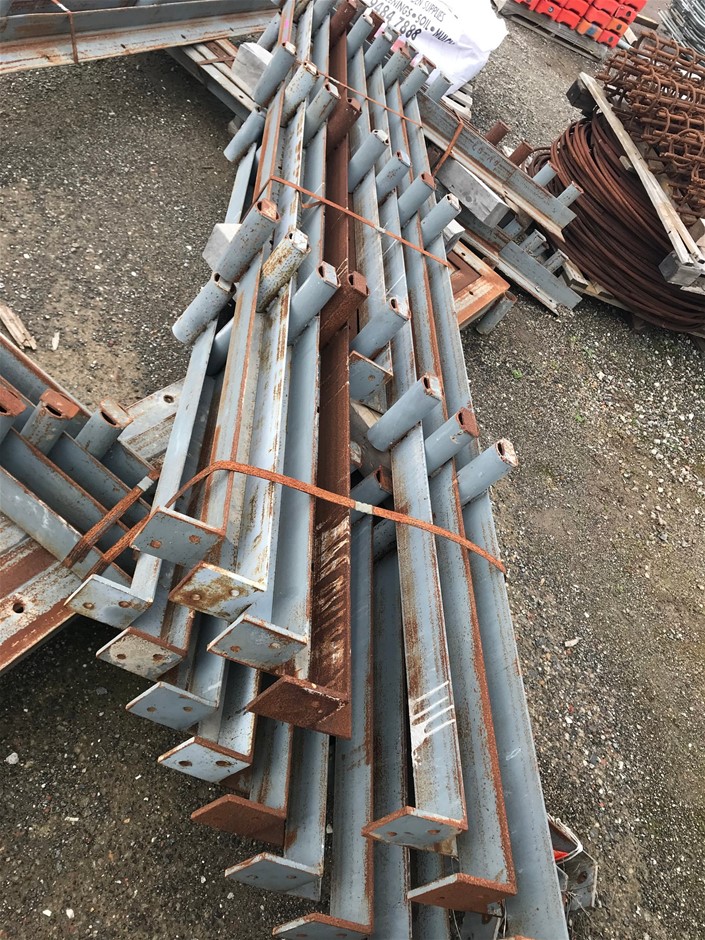 16 x Steel Fabricated Pole Stand Sections Auction (0328-3023177 ...