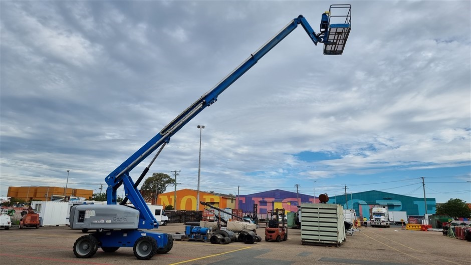 Genie S-65 Boom Lift & Skyjack 3219 Scissor Lifts