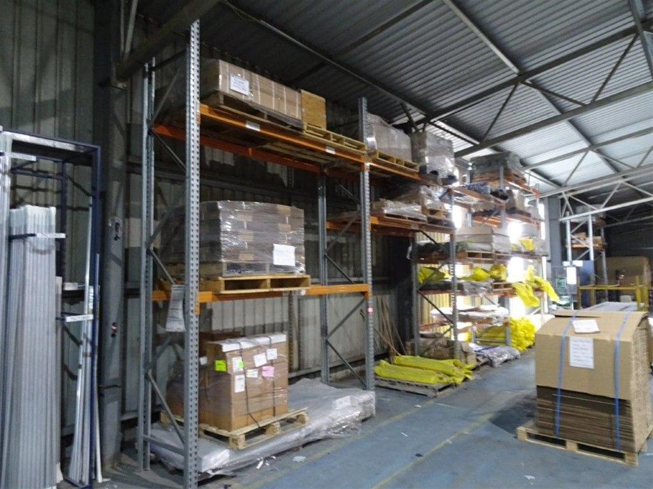 Brown Built 4 Bays of Pallet Racking Auction (0250-8016193) | Grays ...