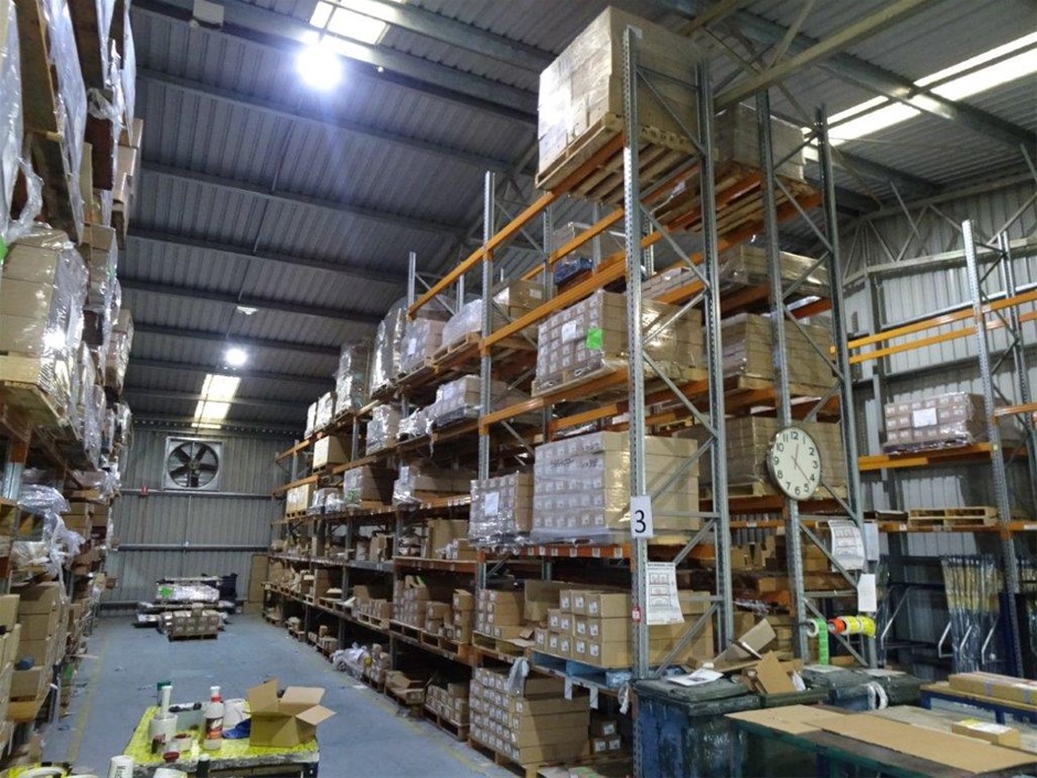 Brown Built 6 Bays of Pallet Racking Auction (0275-8016193) | Grays ...