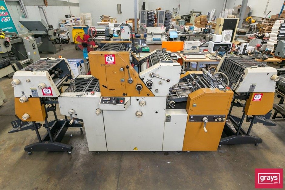 Ryobi Itek Graphix 39890 Small Offset Printing Press Auction (0024 ...