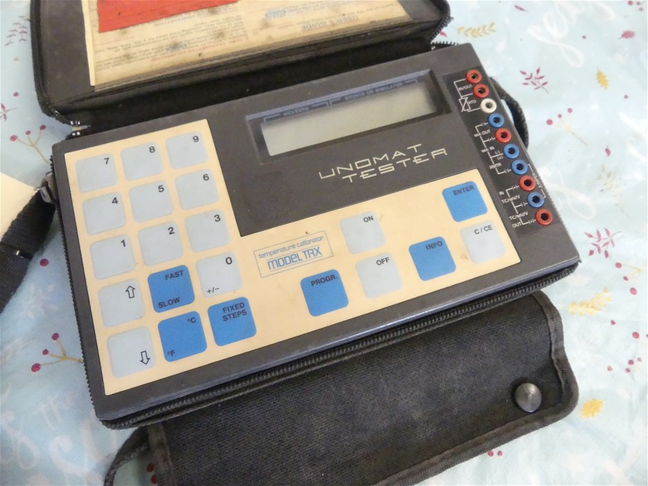 Unomat Tester TRX Temperature Calibrator Auction (0050-5050442) | Grays ...