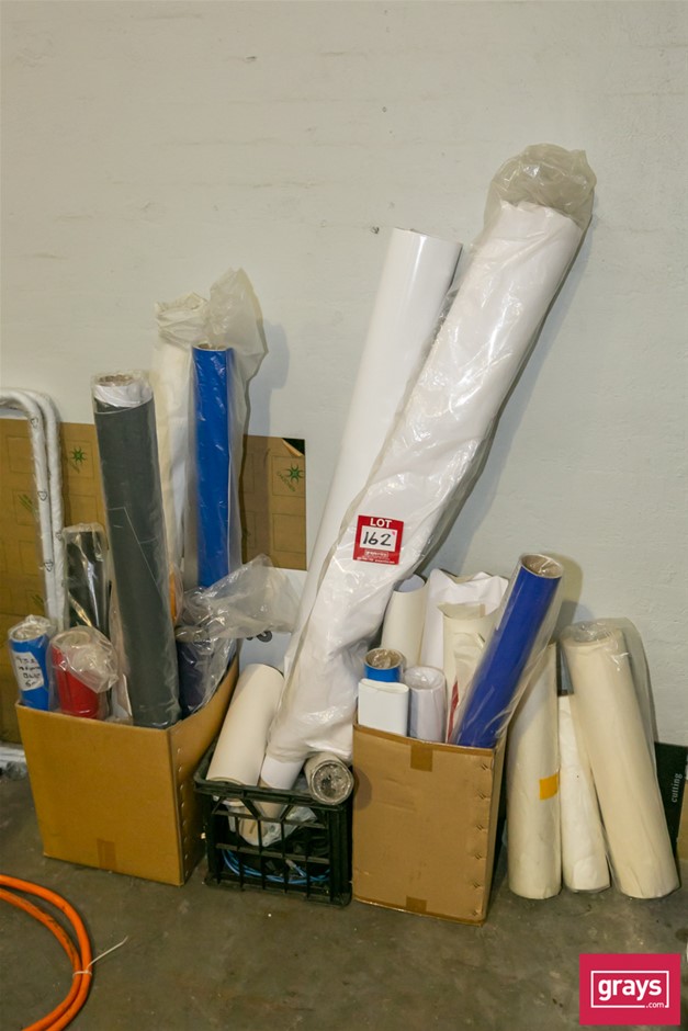 Assorted Part Roll of Vinyl Rolls Auction (0162-5050191) | Grays Australia