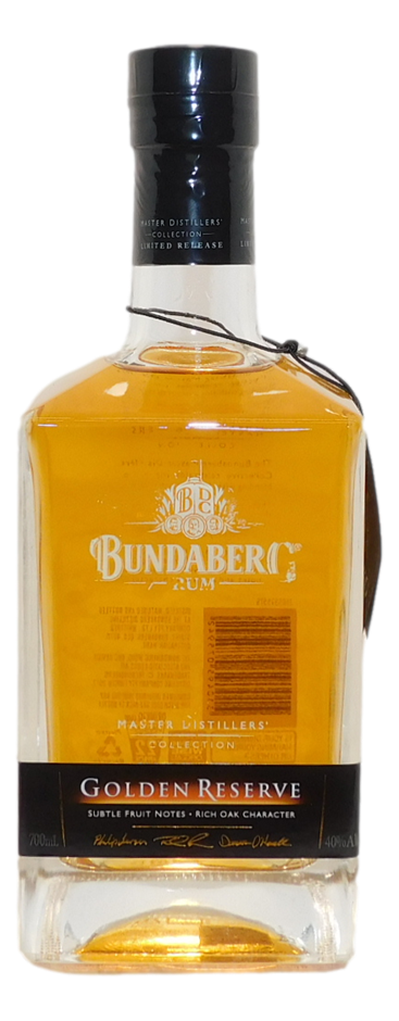 Bundaberg Masters Distillers Collection Golden Reserve Rum (1x 700mL ...