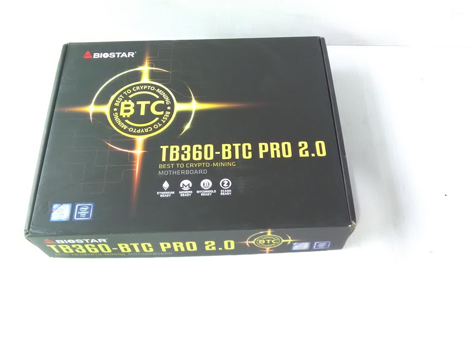 Biostar TB360 BTC Pro 12 GPU Auction (0002-2186616) | Grays Australia
