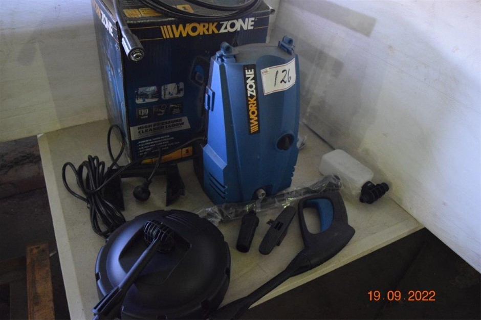 Workzone High Pressure Cleaner Auction (0126-9035110) | Grays Australia