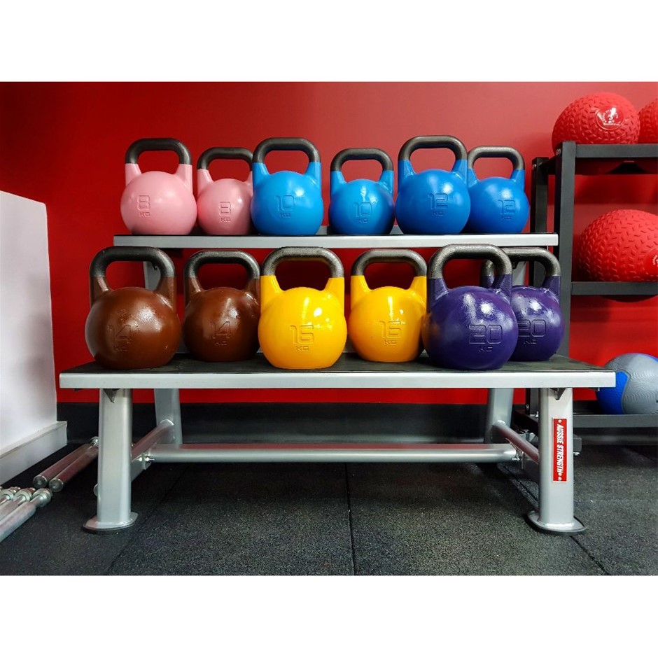 Kettlebell Rack - Commercial - 2 Tier (Rack Only) Auction (0072-5050850 ...
