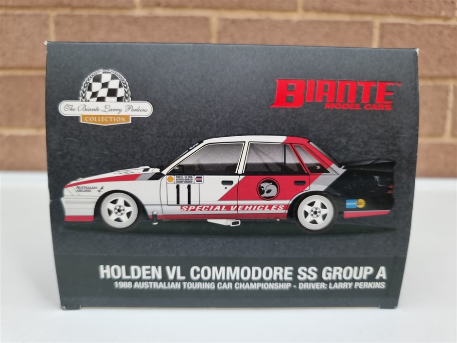 Holden VL Commodore SS Group A, '88 ATCC Larry Perkins 1/18 Scale Model ...