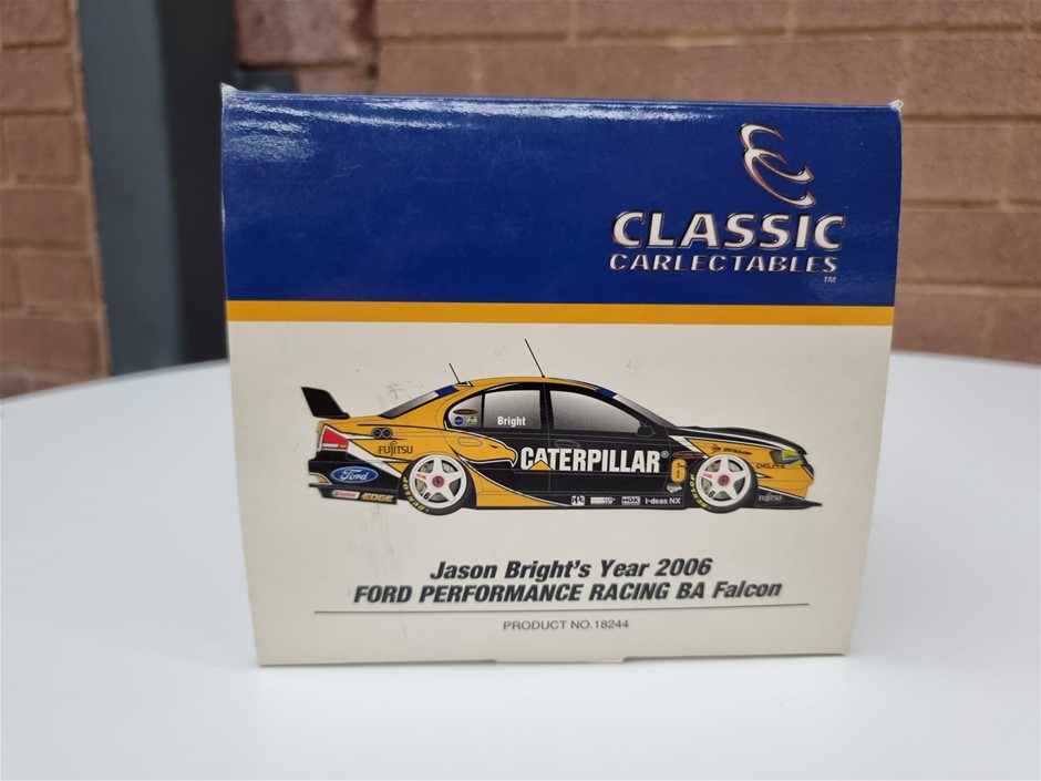 Jason Bright 2006 FPR, BA Falcon, Caterpillar #6 1/18 Scale Model Car ...
